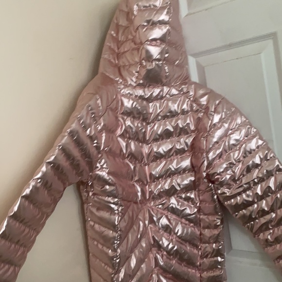 Jackets & Coats | Nwt Packable Down Filled Rose Gold Puffer Jacket ...